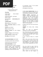 Monologue Script: Maria Clara de Los Santos | PDF