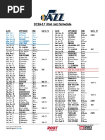 Cavaliers 2025-26 Printable Schedule | PDF | Cleveland Cavaliers ...