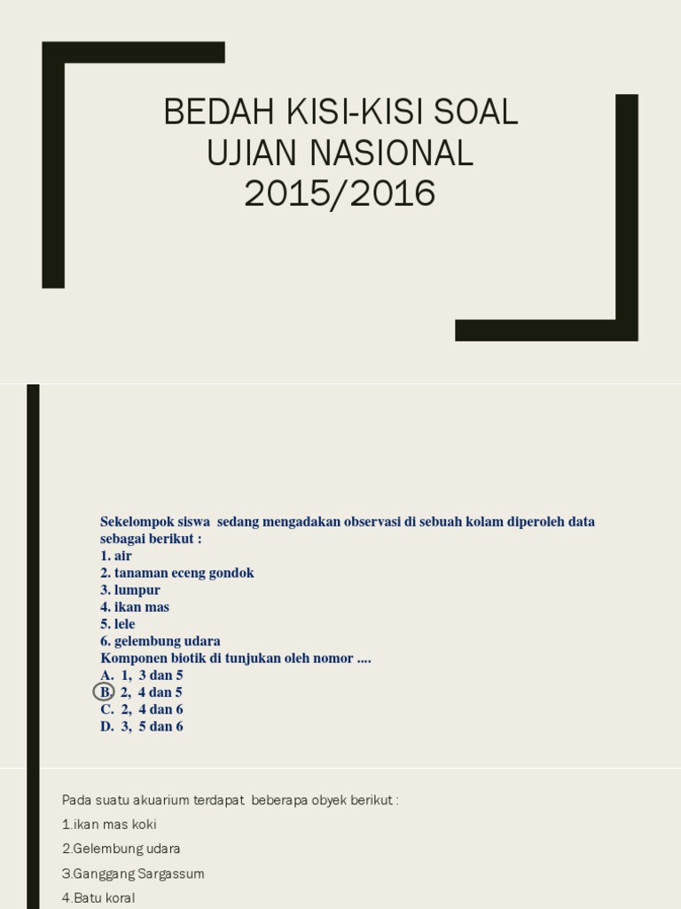 Contoh Soal Bio PDF | PDF