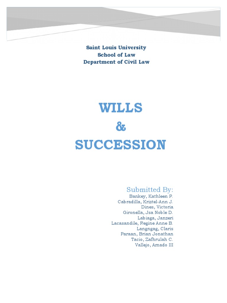 Succession Case Digest | PDF