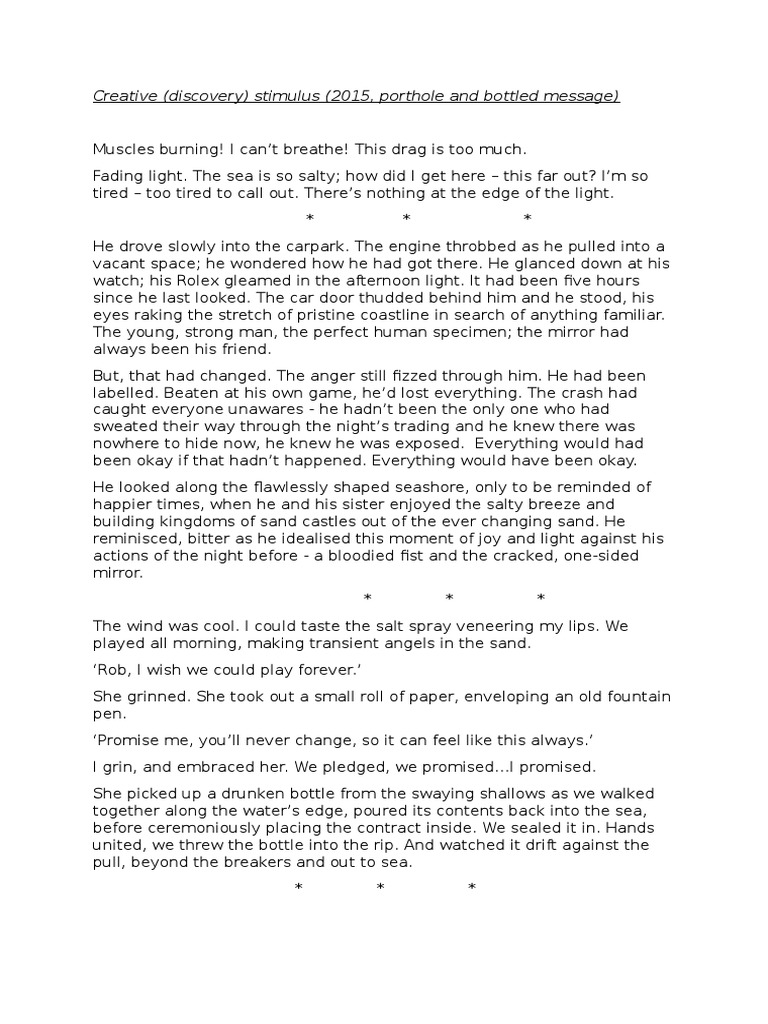 Muscles Burning - Short Story | PDF | Poetry