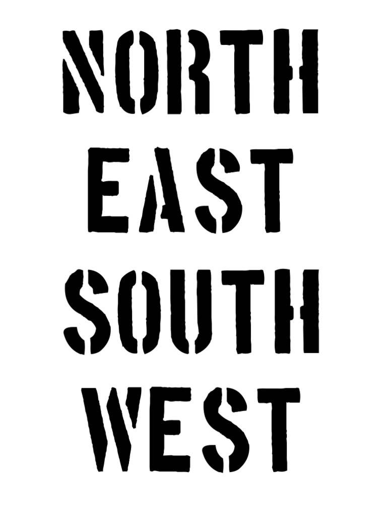 Cardinal Direction Signs | PDF