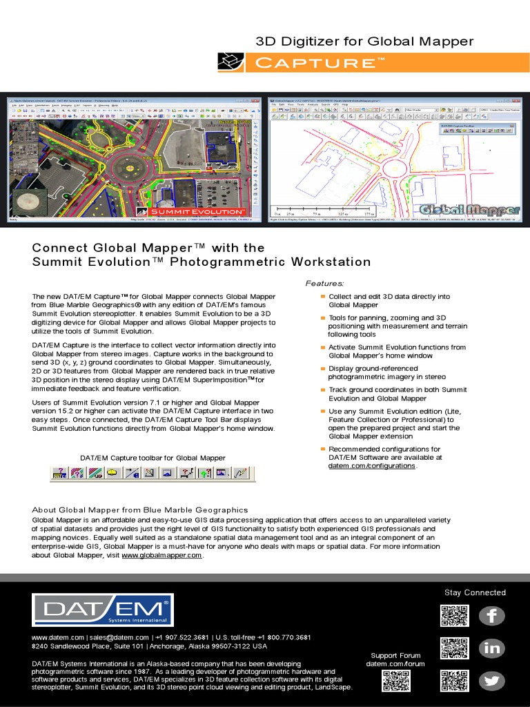 NEW DATEM Summit Evolution Global Mapper Extension PDF | PDF | Geographic Information System | 3 ...