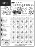 Sopa de Letras de Puntos Cardinales - 1 | PDF