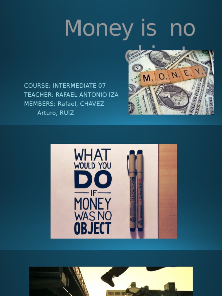 Money Is No Object | PDF