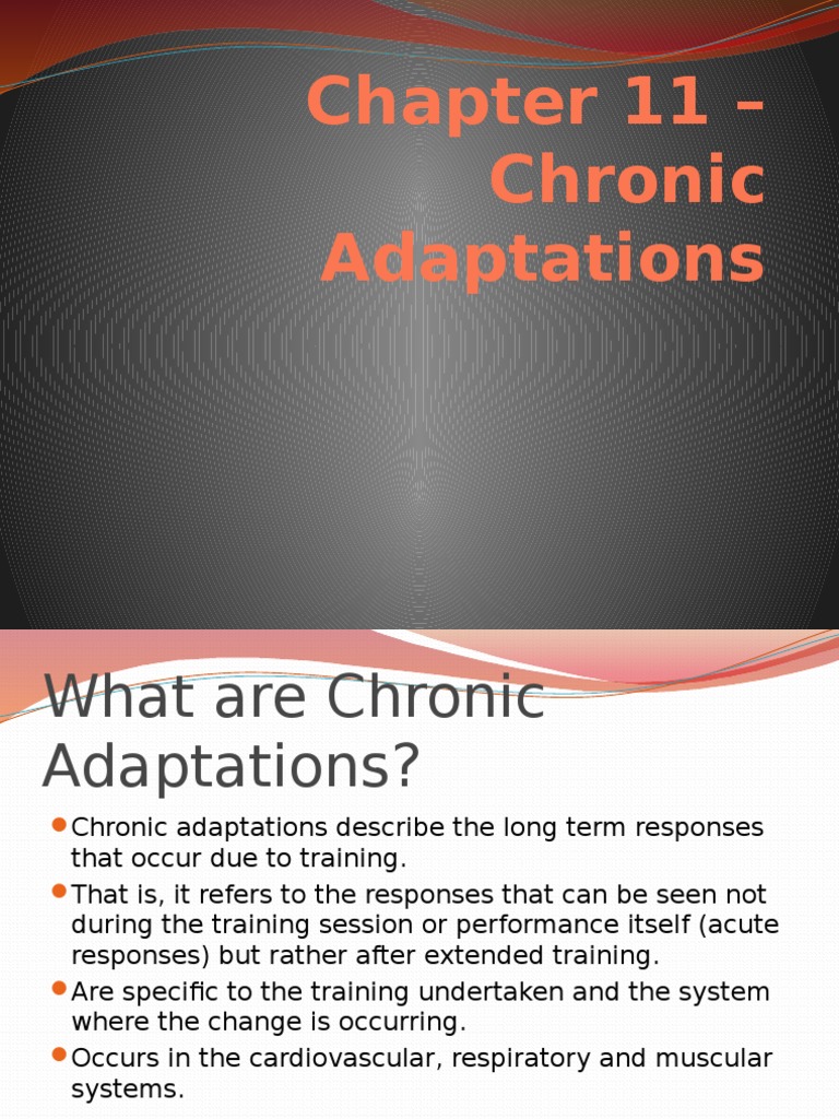 Understanding Chronic Adaptations | PDF | Heart | Aerobic Exercise