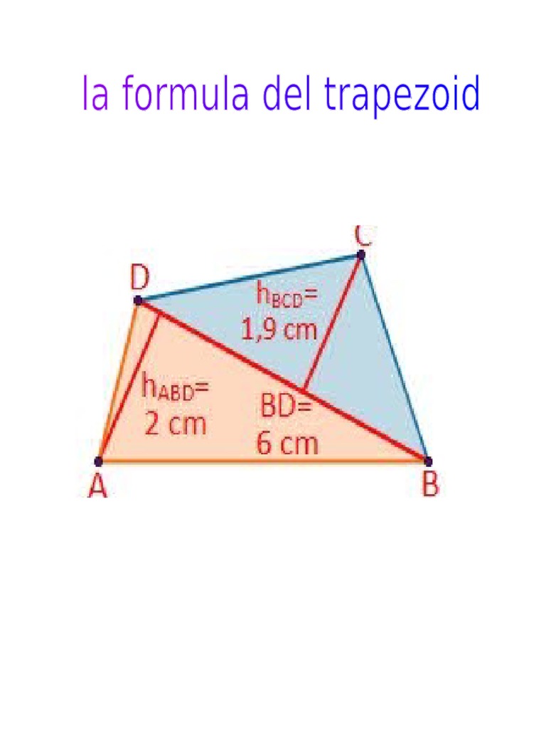 La Formula Del Trapezoide | PDF