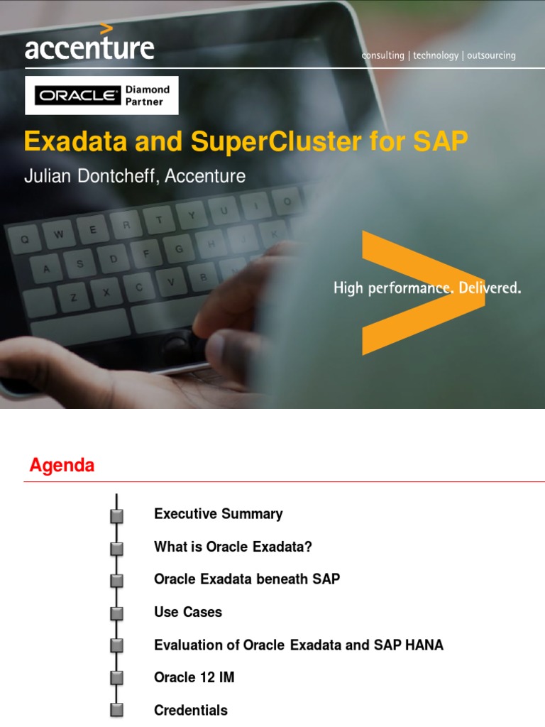 2014-Sap-Julian Dontcheff-Exadata and Supercluster For Sap-Praesentation | PDF | Databases | Sap Se