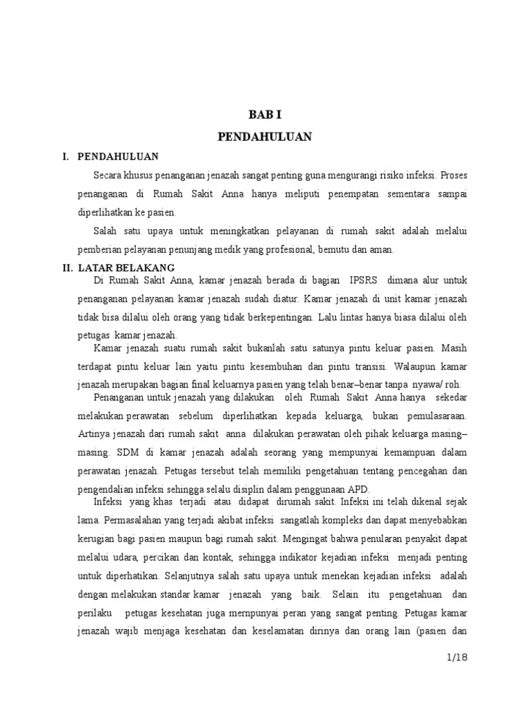 Panduan Kamar Jenazah | PDF | Sains & Matematika