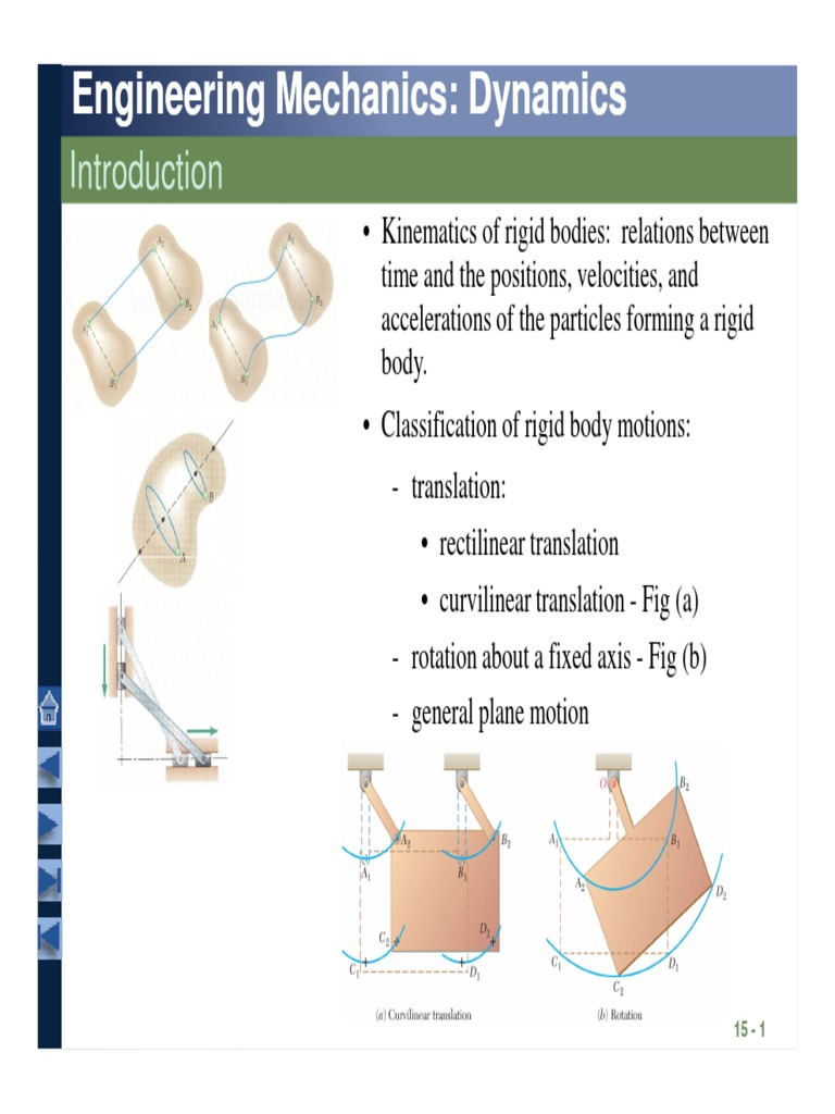 11-Kinematics of Rigid Bodies PDF | Download Free PDF | Rotation Around A Fixed Axis | Velocity
