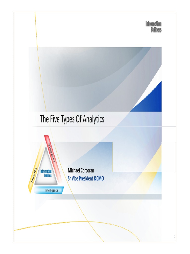 The Five Types Of Analytics: Descriptive, Diagnostic, Discovery ...