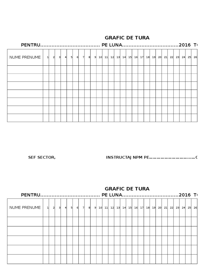 Grafic de Tura