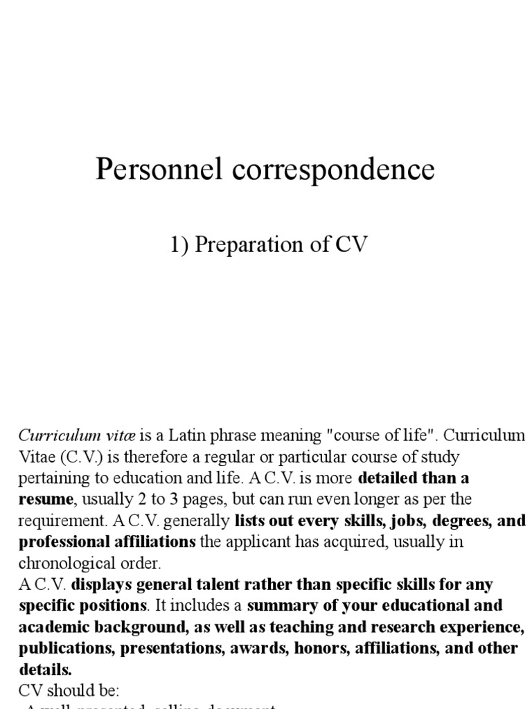 Personal Correspondence | Download Free PDF | Résumé | Communication