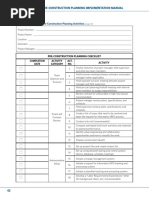 Project Mobilisation Schedule/ Checklist | PDF | Business