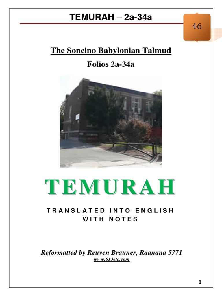 46 - Temurah | Download Free PDF | Gentile | Tithe