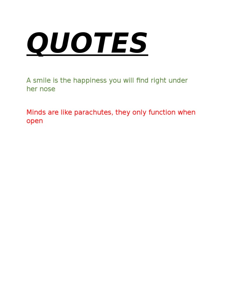 Inspiring QUOTES | PDF