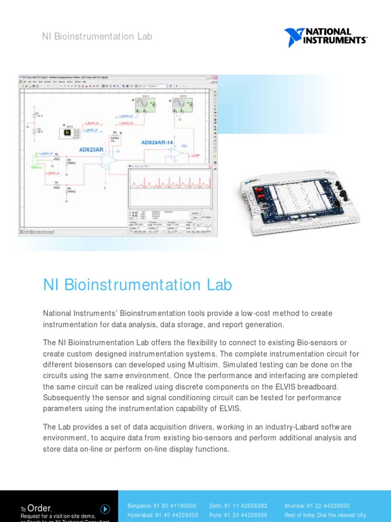 Bio Instrumentation Lab | PDF | Instrumentation | Electronics