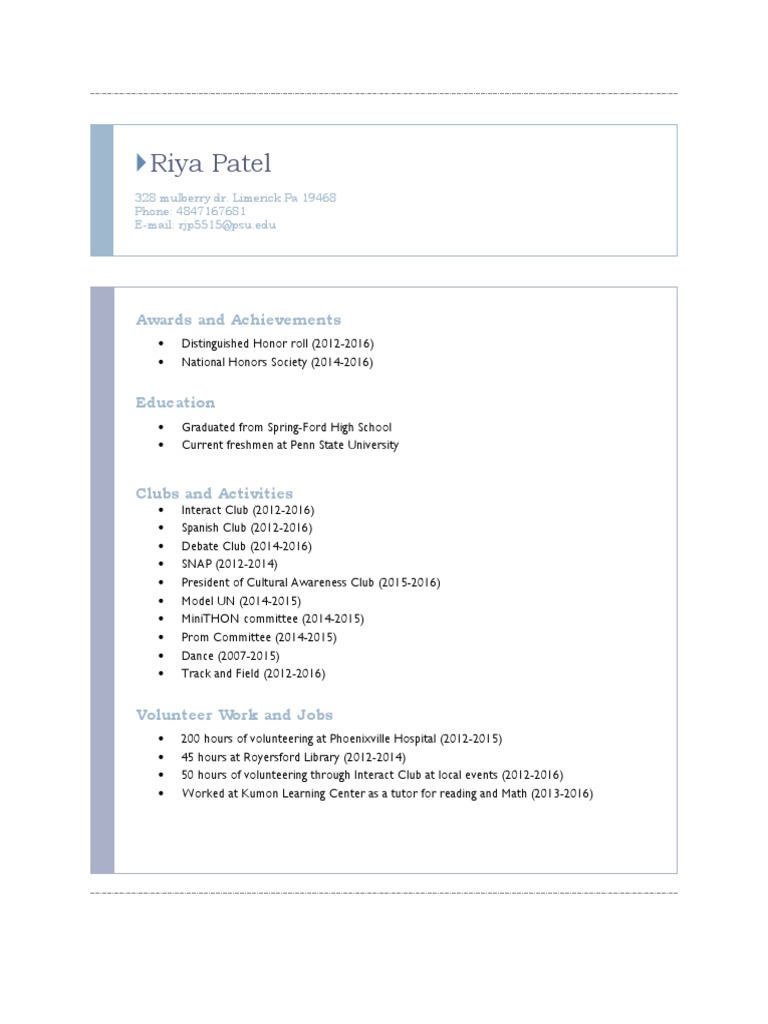 Riya Patel: Awards and Achievements | PDF | Career & Growth