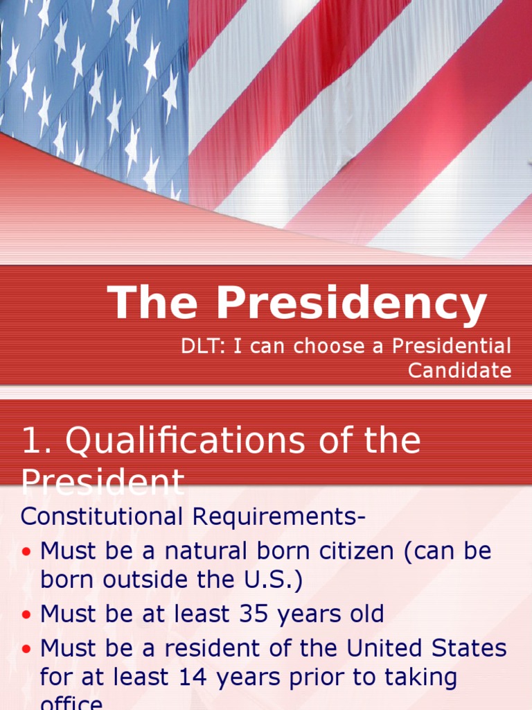 The Presidency | PDF | Electoral College (United States) | Presidents ...