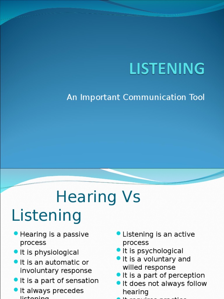 The Essential Skills of Listening: A Comprehensive Guide to Hearing ...