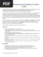 Student Honor Pledge Examples | PDF | Plagiarism | Social Institutions