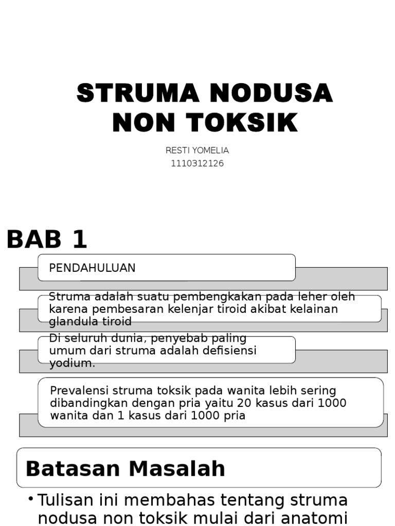 Struma Nodusa Non Toksik | PDF