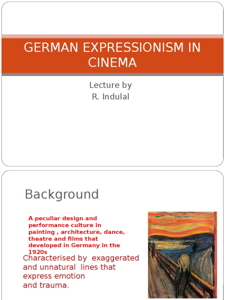 German Expressionism in Cinema | PDF | Cinema