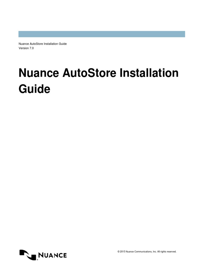 NSi AutoStore InstallGuide en PDF | PDF | Port (Computer Networking) | Installation (Computer ...