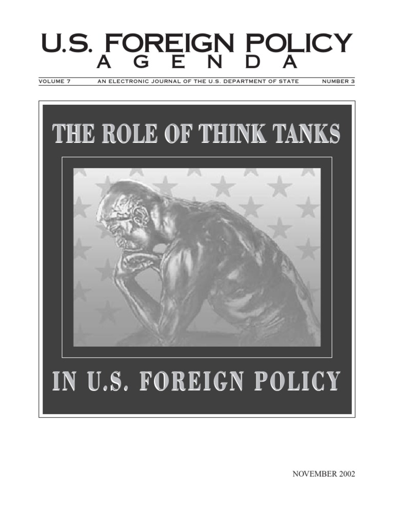 The Role of Think Tank in Us Foreign Policy | PDF | Think Tank ...