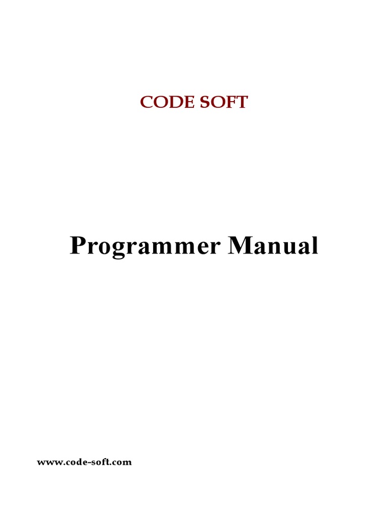 TP-3XXX Programming Manual V6.1 (000001) | PDF