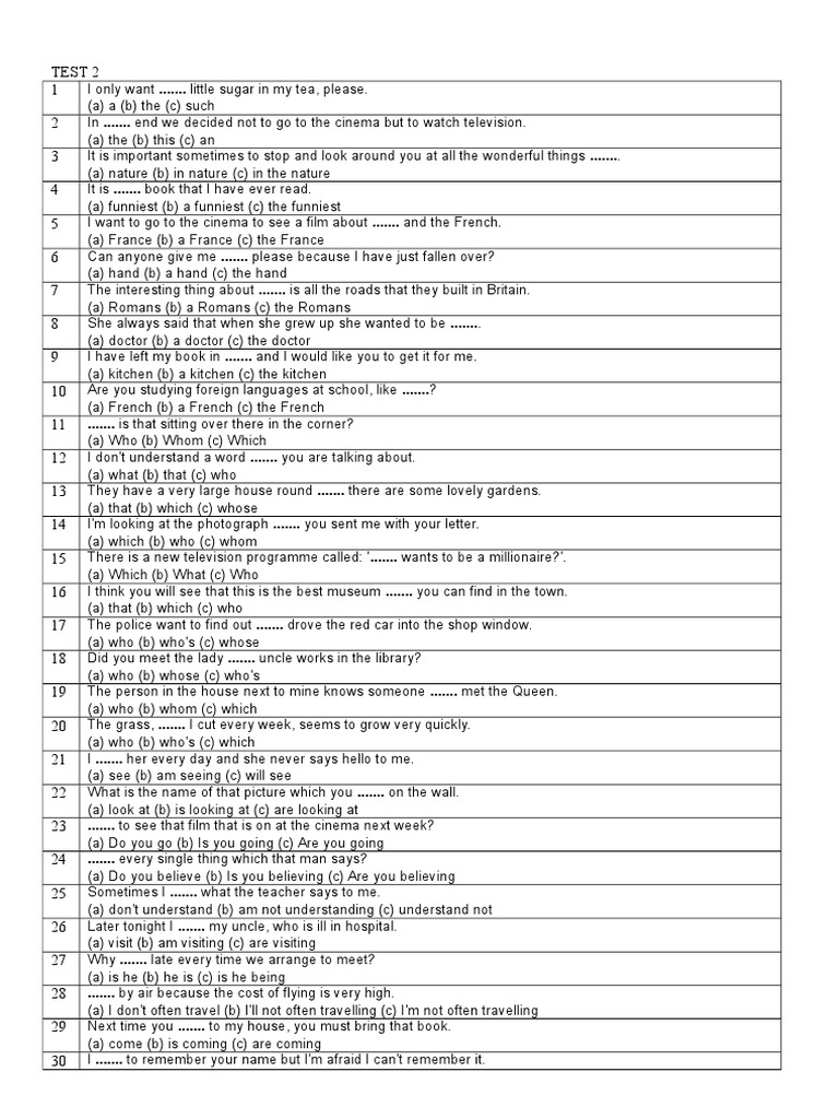 Test 2 | PDF | France