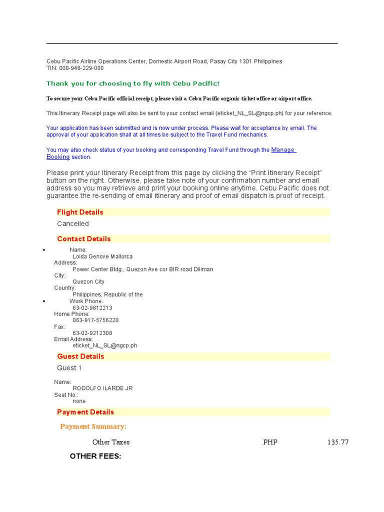 Cebu Pacific Airline Operations Center | PDF | Baggage | Airlines
