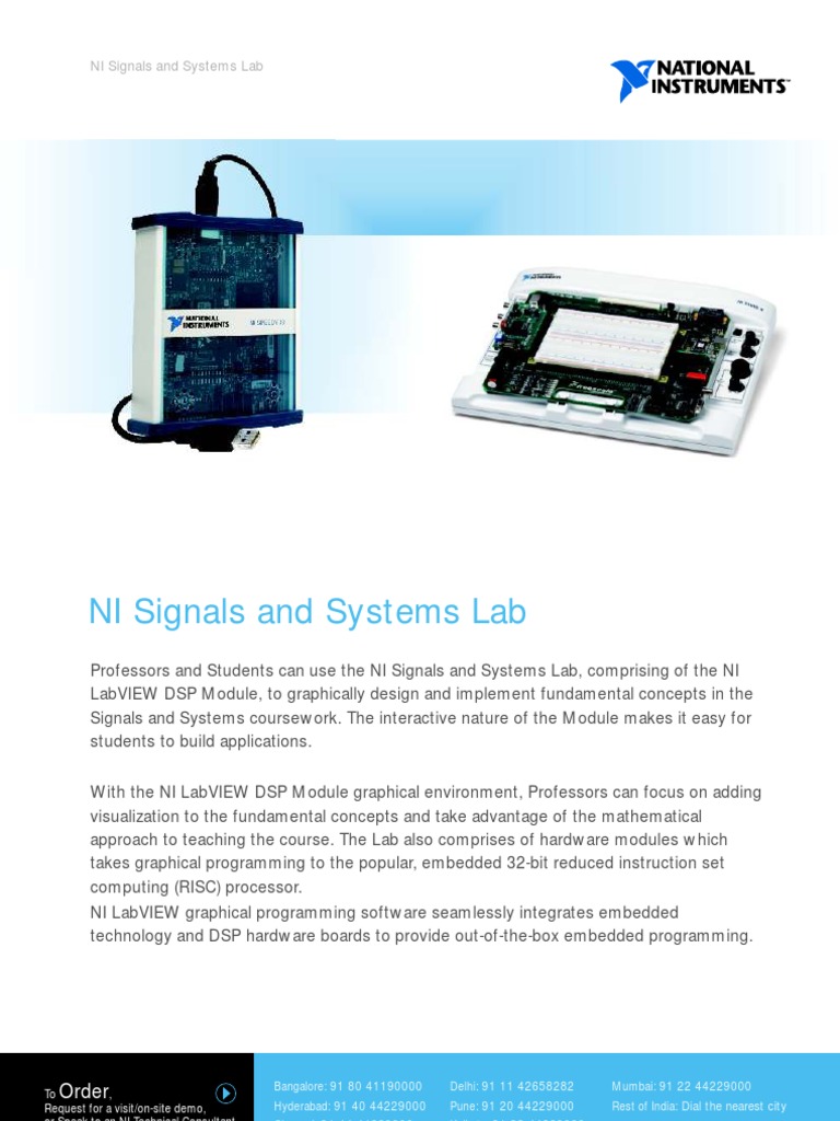 NI Signals and Systems Lab Overview | PDF | Digital Signal Processing ...