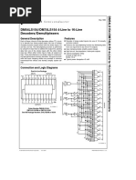 74153 Dual 4-Line to 1-Line MUX Datasheet | PDF | Electrical Engineering | Electronics