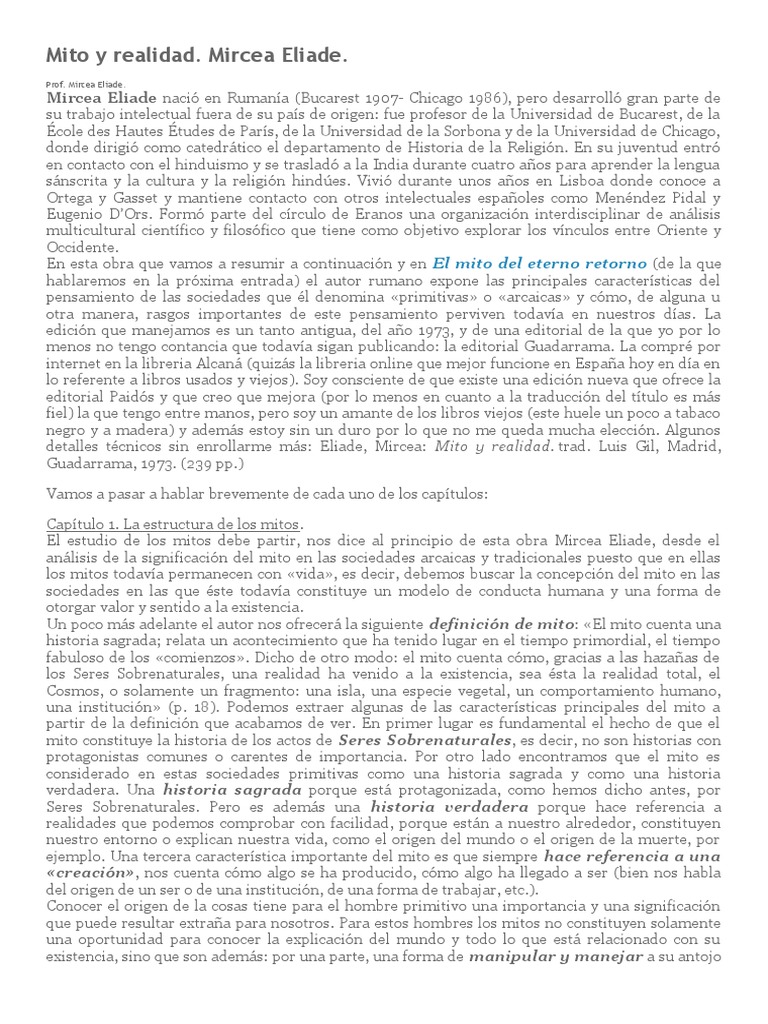 Mito y Realidad | PDF | Mitología griega | Homo Sapiens