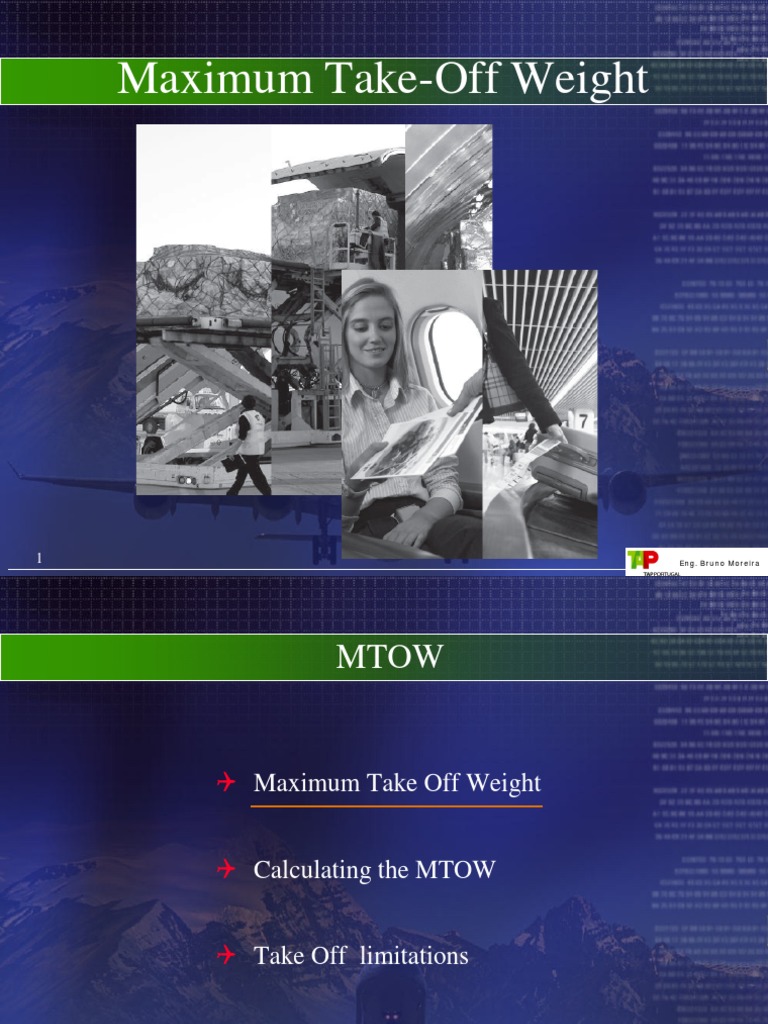 04 - MTOW v1 | Download Free PDF | Takeoff | Aviation