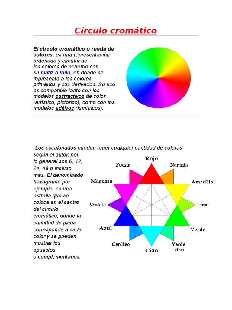 Círculo cromático | PDF