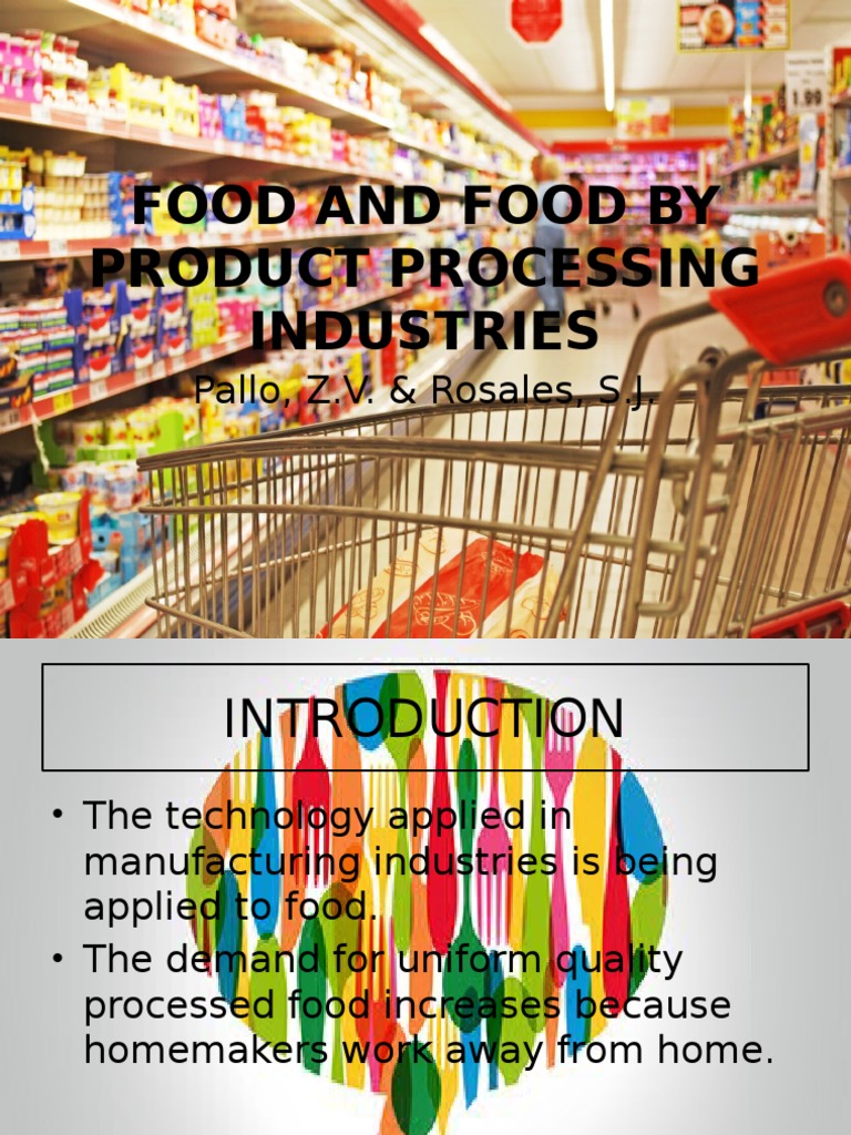 Chem 71. Food and Food by Product Processing Industries | PDF