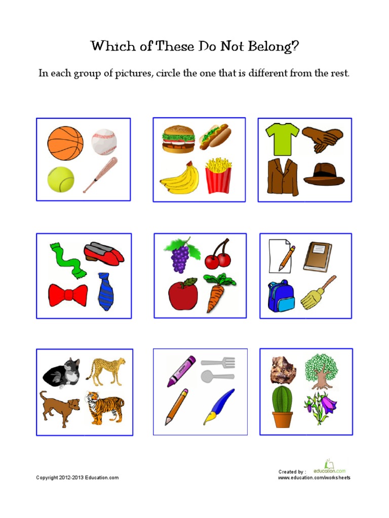 Picture Categorization | PDF