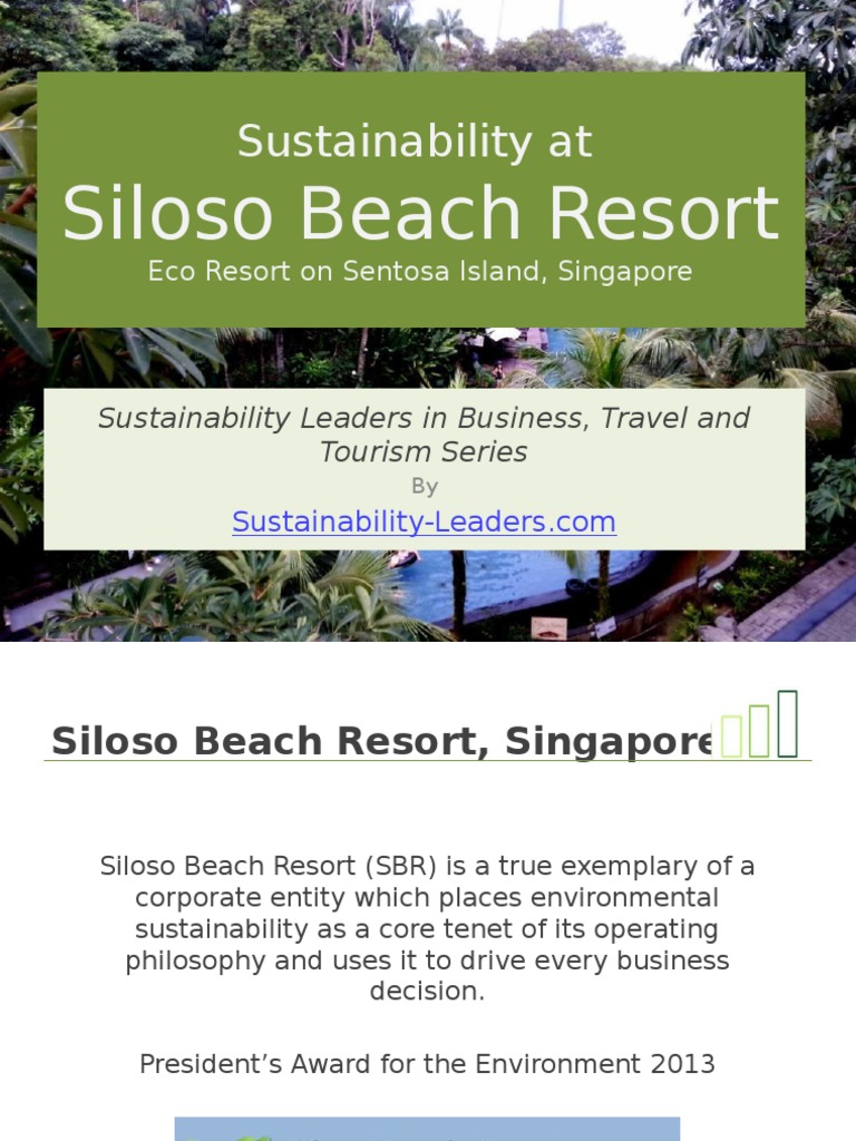 Silo So Beach Resort | PDF | Sustainability | Ecology