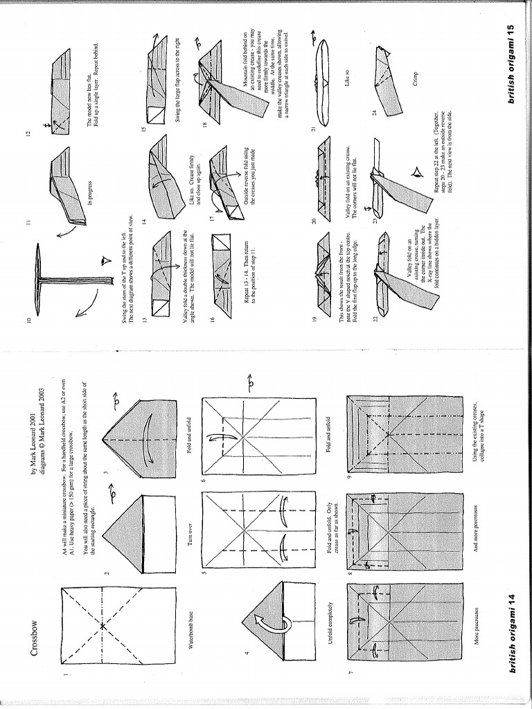 Origami Crossbow | PDF