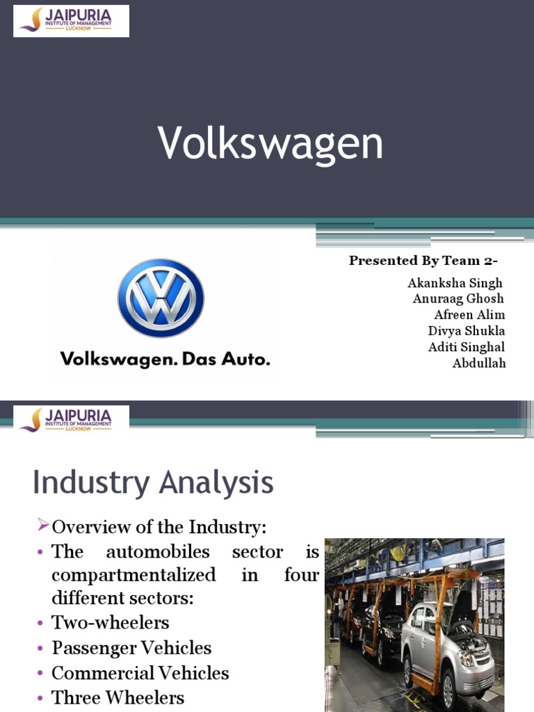 Volkswagen: Presented by Team 2 | PDF | Car | Vehicles