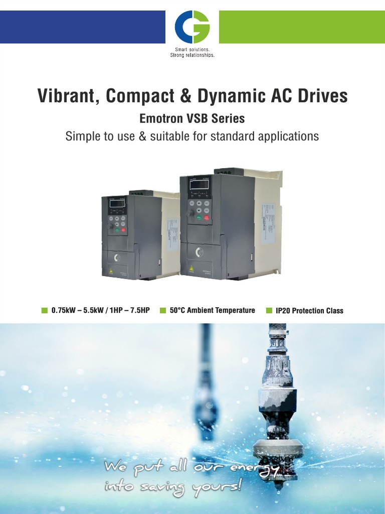CAT - VSB-Vibrant Compact Dynamic AC Drives | PDF | Alternating Current ...