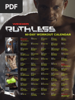 Workout Calendar PDF | PDF | Sports