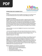 EYFS Provision Audit | PDF | Child Development | Relationships