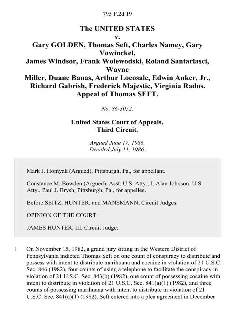 United States Court of Appeals, Third Circuit | PDF | Plea | United ...