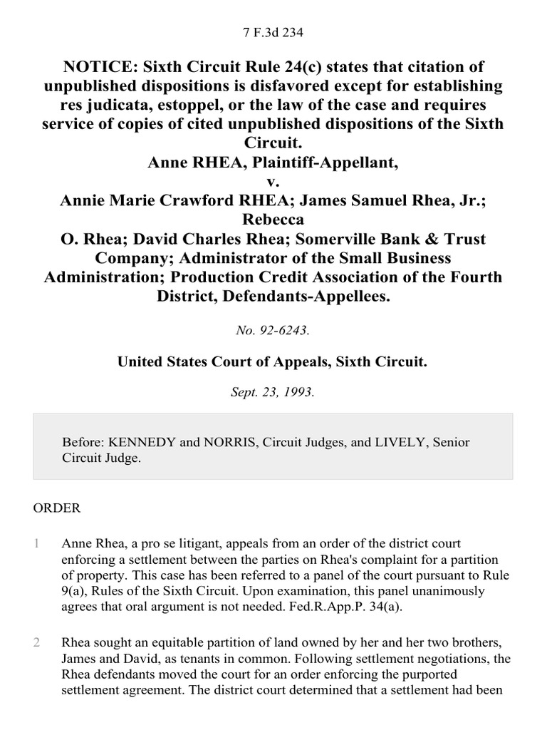 United States Court of Appeals, Sixth Circuit | PDF | Lawsuit | Judge