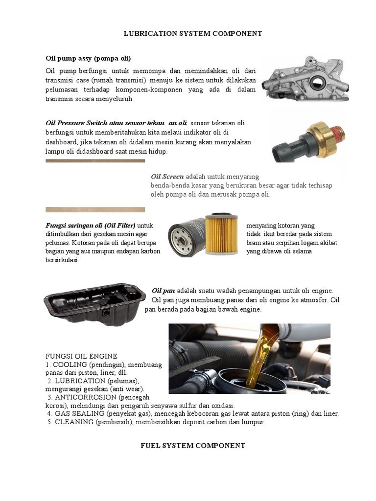 Lubrication System Component | PDF