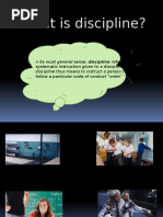 Presentation On Discipline | PDF