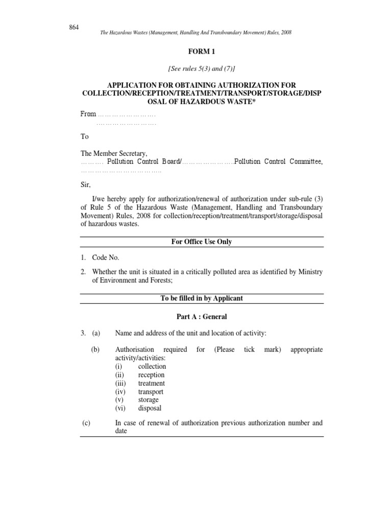 Hazardous Waste Form | Hazardous Waste | Waste